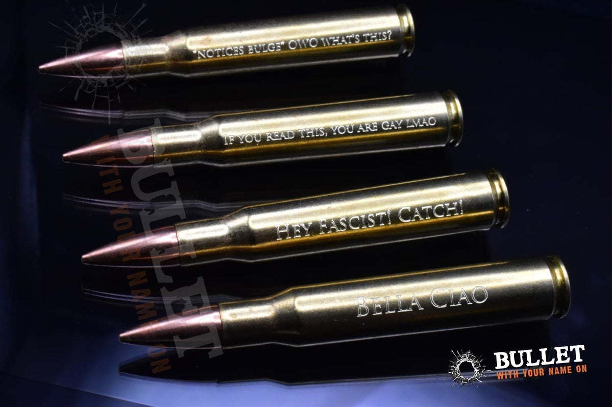 The Story Behind Charlie Kirk Engraved Bullets - In Pictures | Bullet With Your Name On